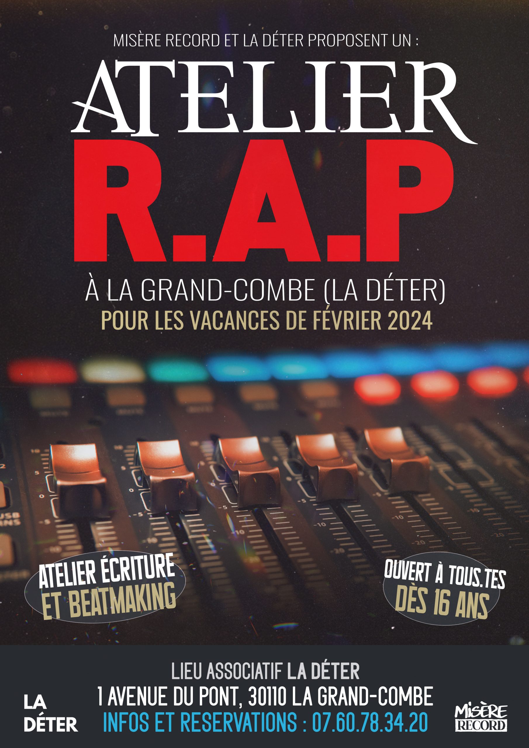 ATELIERS TOUT PUBLIC - LA DÉTER - La Grand Combe